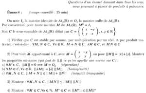 Norme matricielle sous-multiplicative – Ayoub et les maths