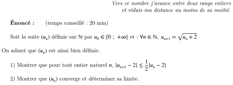 Un calcul astucieux de limite – Ayoub et les maths